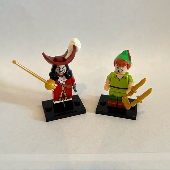 Lego | Toys | Lego Captain Hook And Peter Pan Minifigures | Poshmark